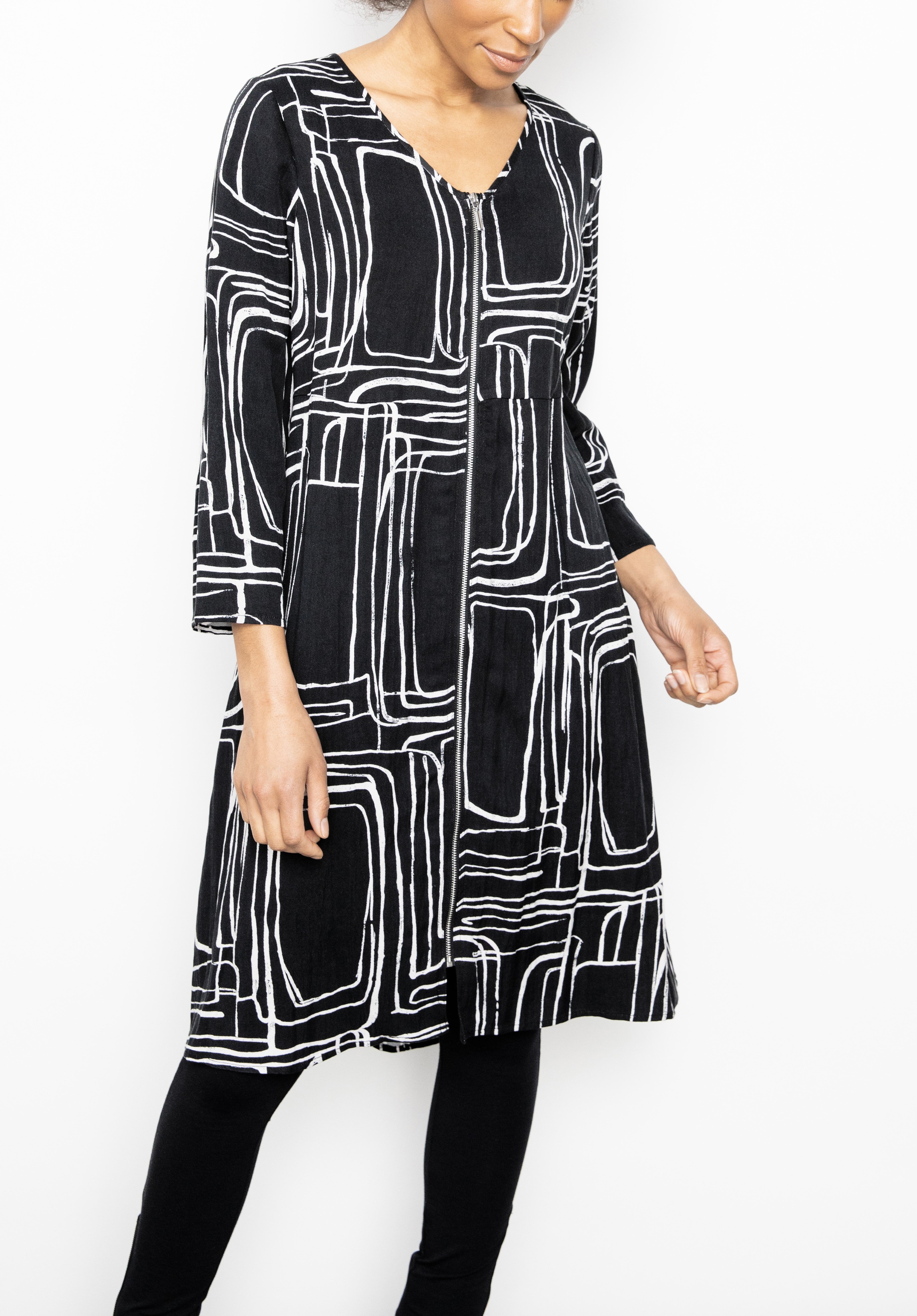 Liv By Habitat Clothes - Tencel Zip Front Dress-FINAL SALE ITEM | Liv ...