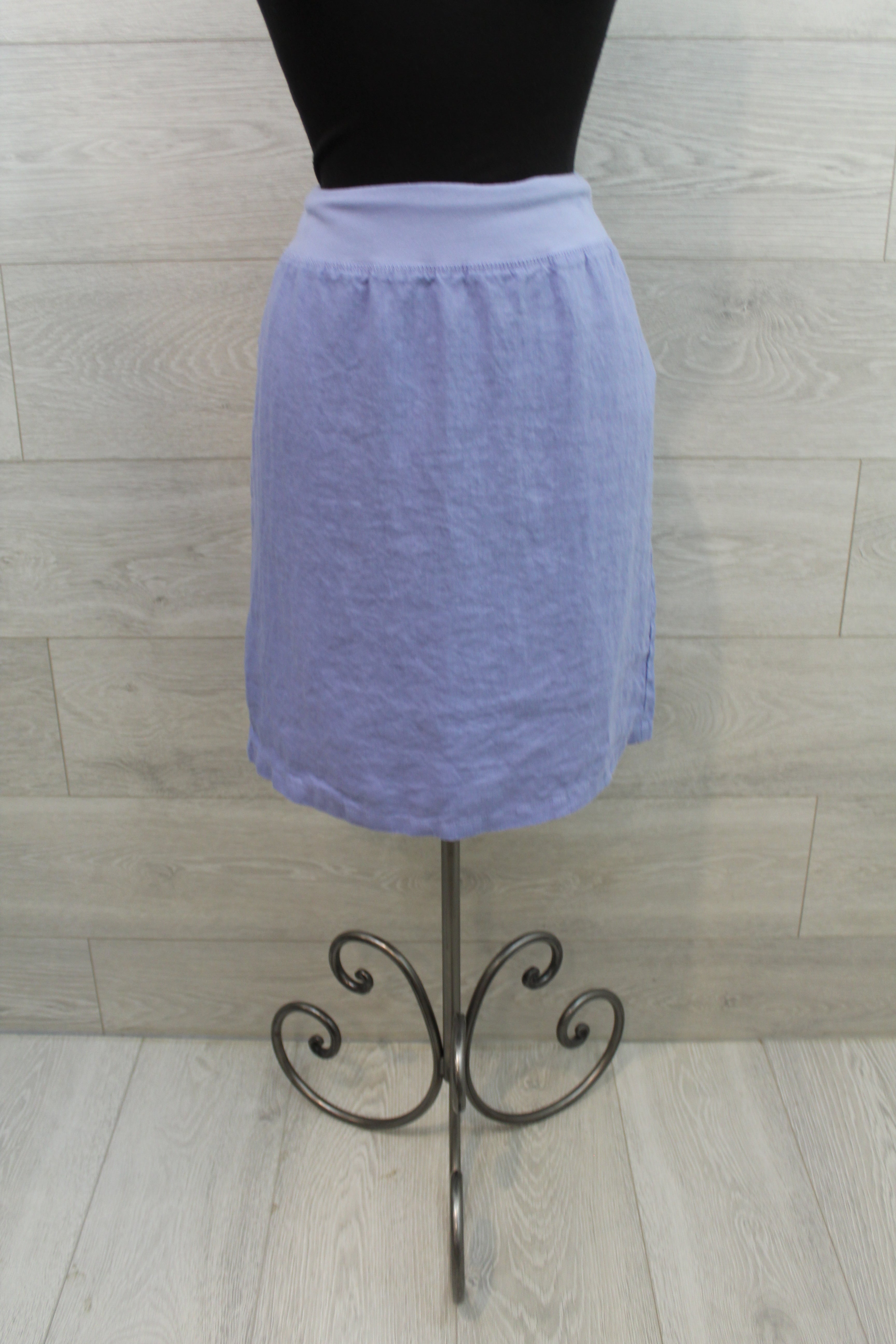 Cut Loose Solid Linen - Walking Skirt FINAL SALE ITEM